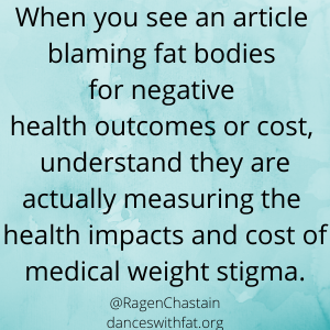 Five Types of Medical Weight Stigma – Dances With Fat